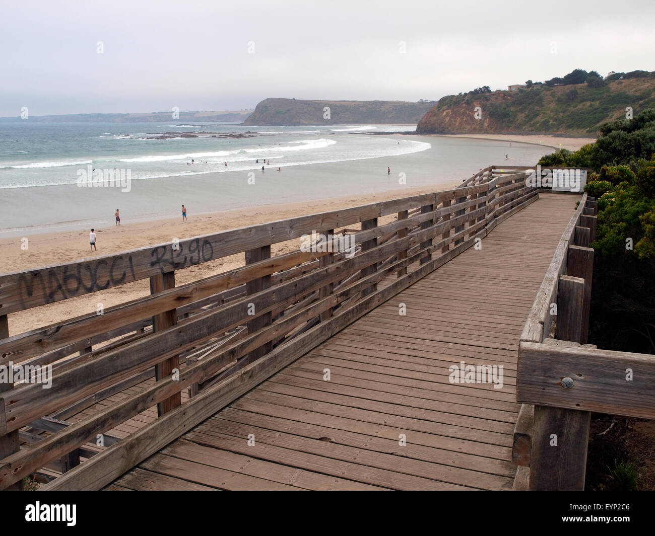 Beach access ramp Stock Photo - Alamy