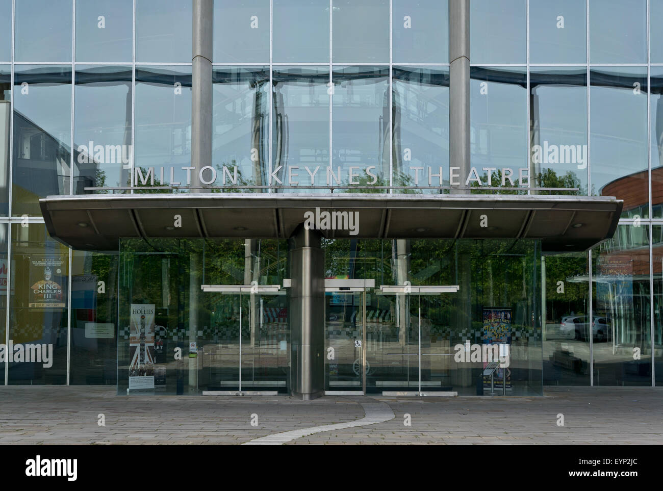 Milton Keynes Theatre entrance Stock Photo - Alamy