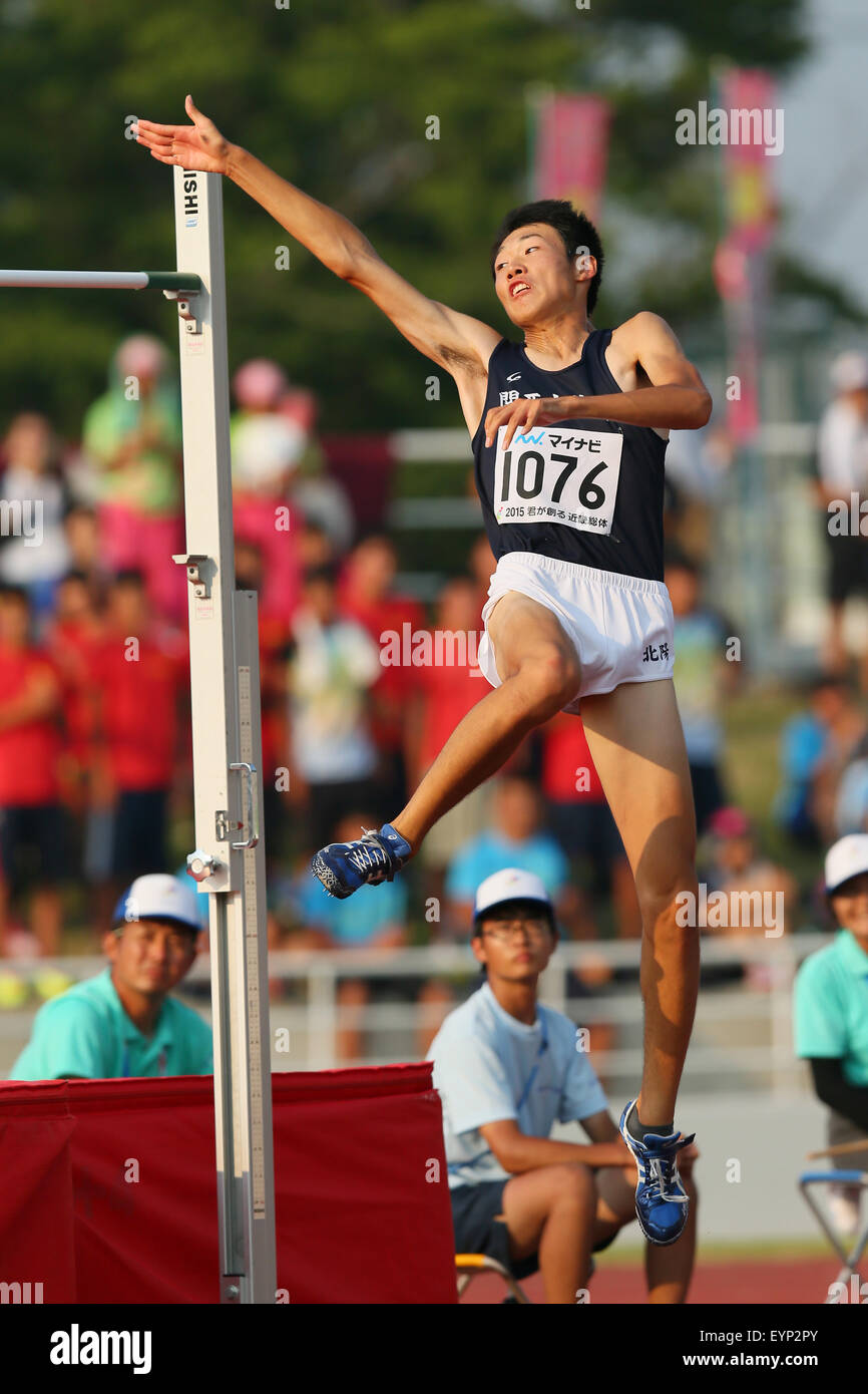 Kimiidera Athletic Stadium, Wakayama, Japan. 1st Aug, 2015. Keitaro ...