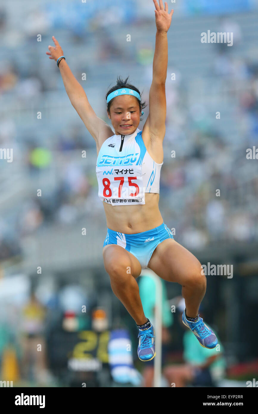 Kimiidera Athletic Stadium, Wakayama, Japan. 1st Aug, 2015. Maya ...