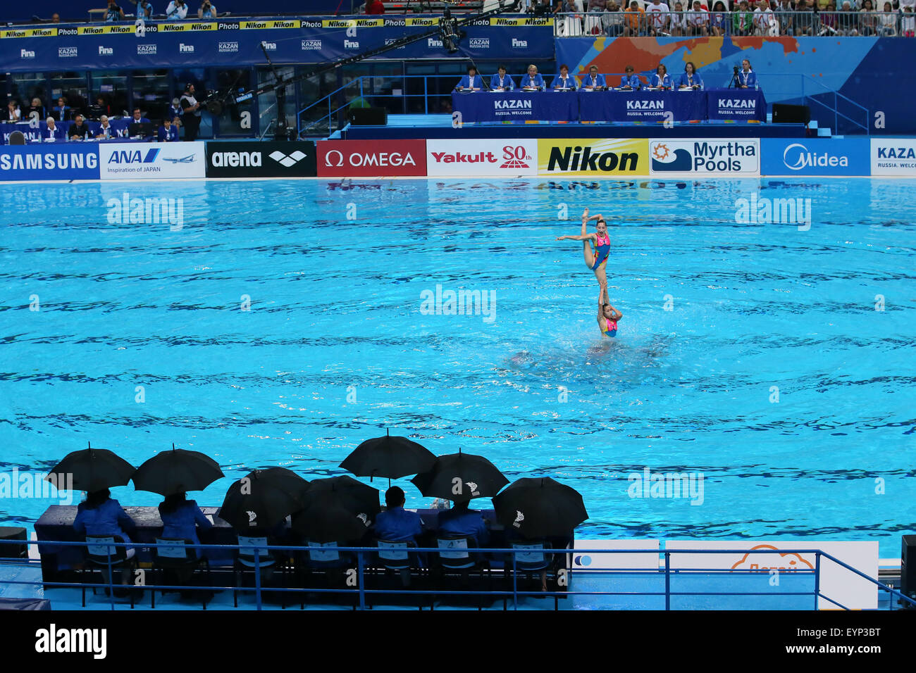 Kazan, Russia. 1st Aug, 2015. Referee Synchronised Swimming : 16th FINA ...