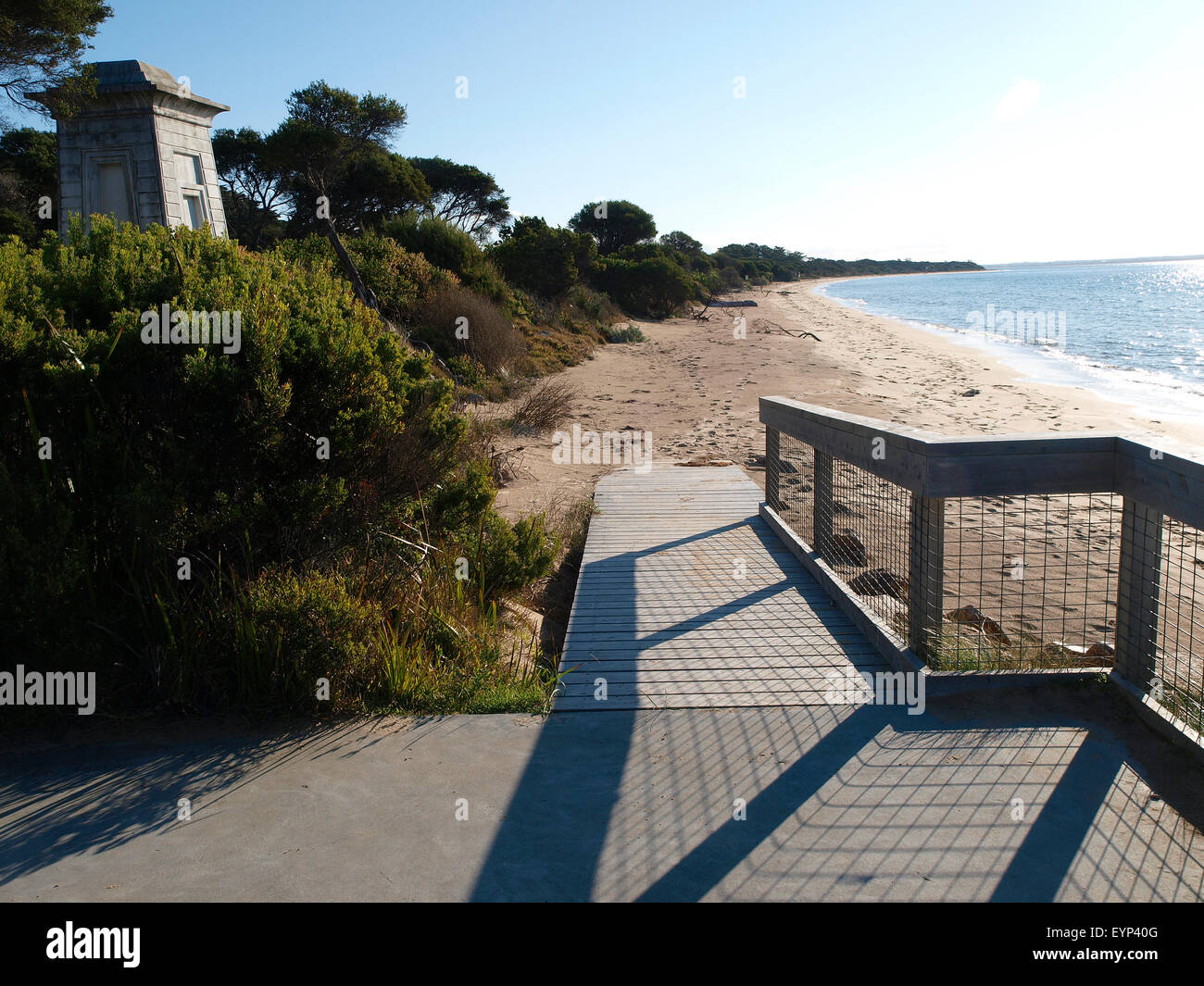 Beach access ramp Stock Photo - Alamy