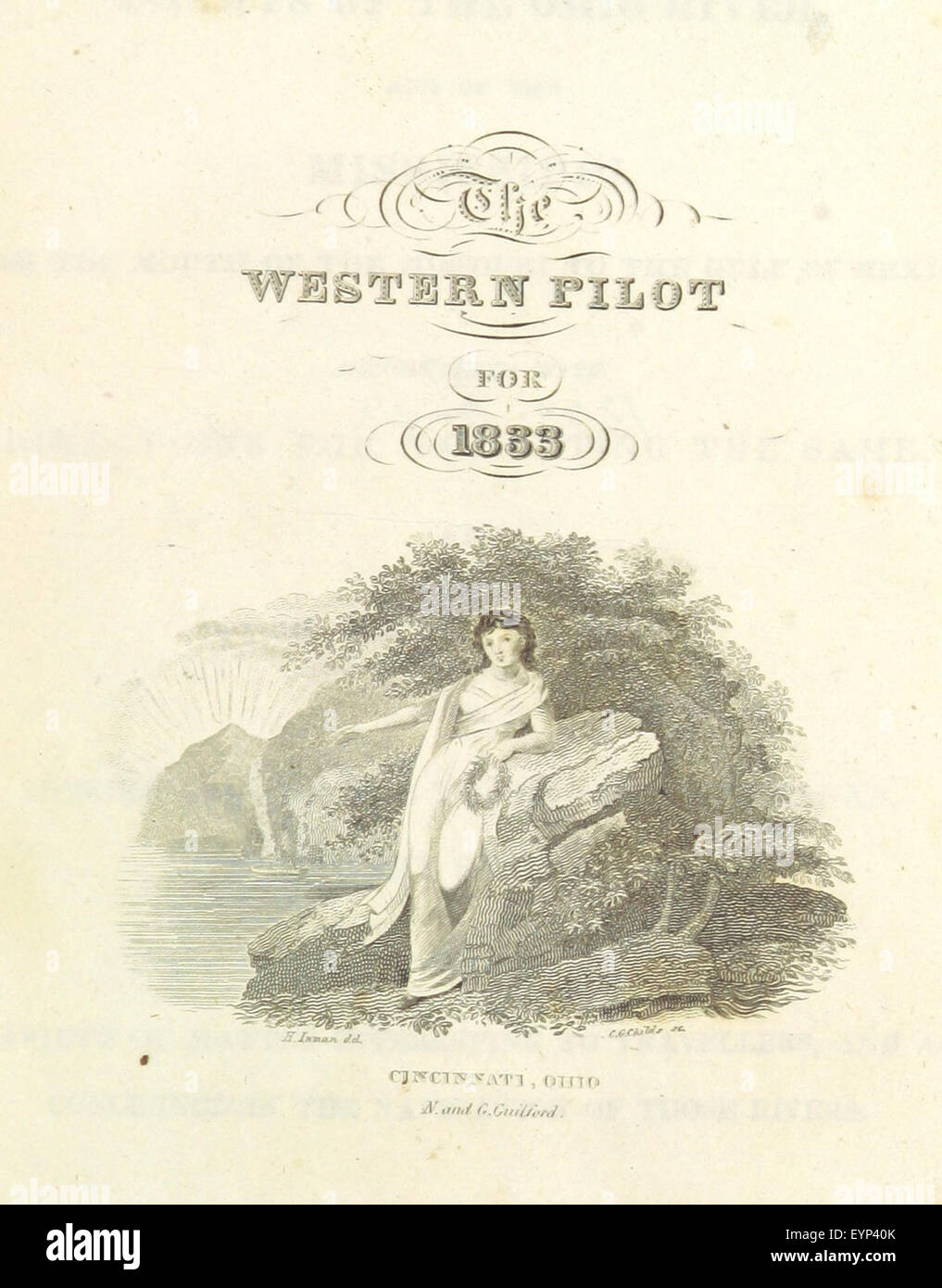 This image from 'The Western Pilot' shows a navigational chart of the ...