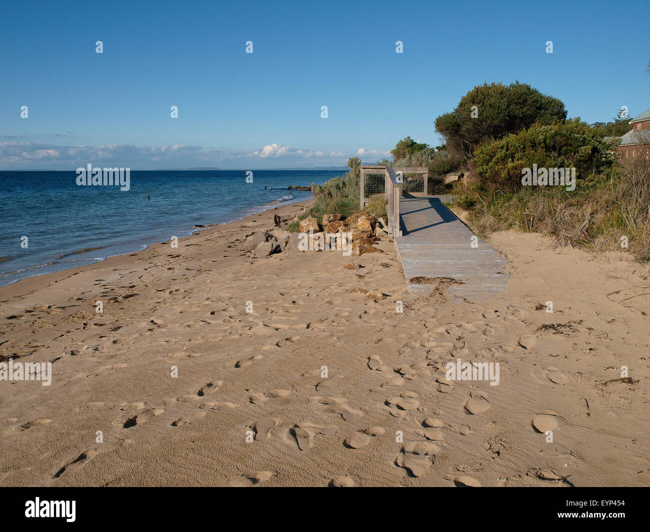 Beach access ramp Stock Photo - Alamy