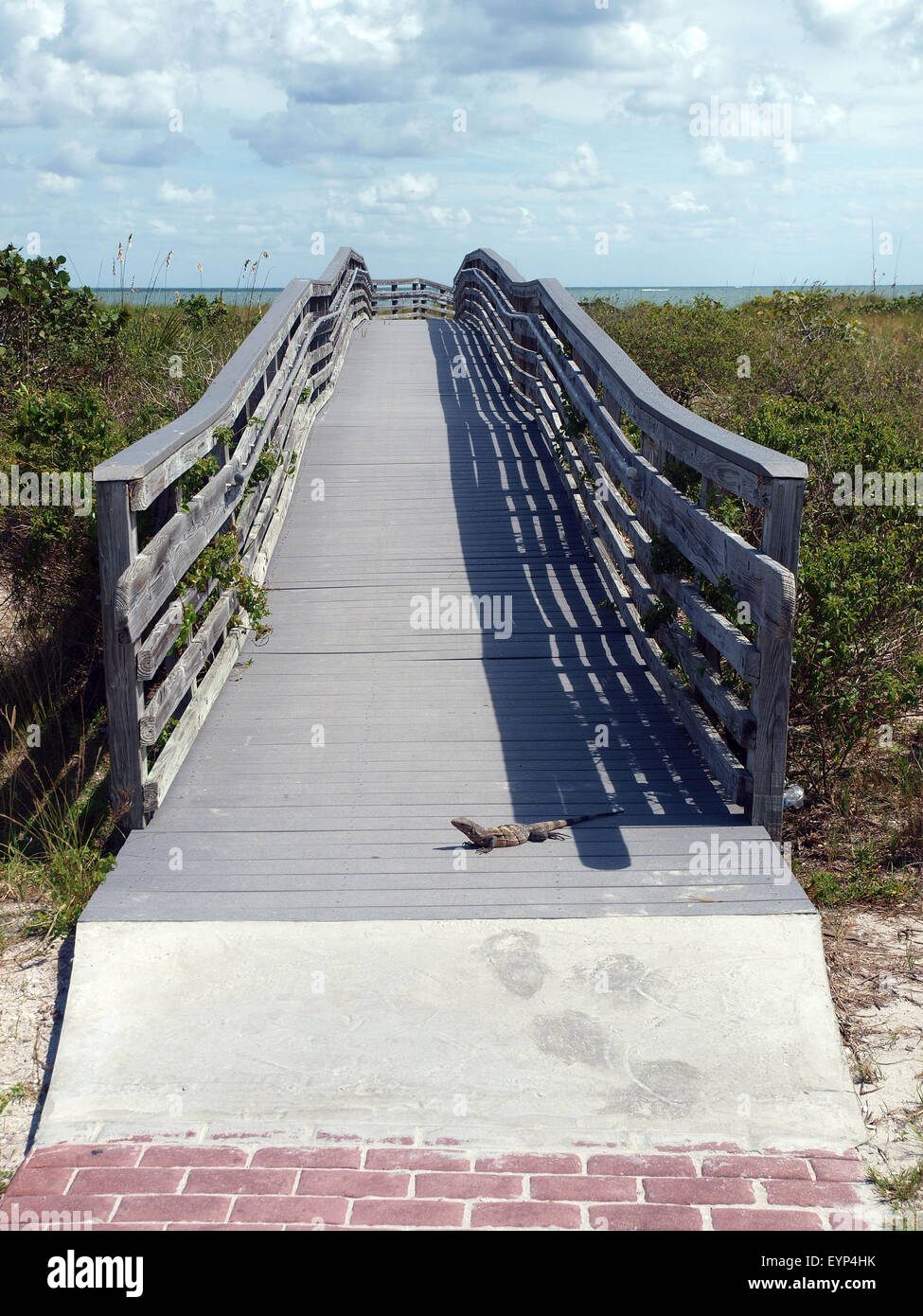 Beach access ramp Stock Photo - Alamy