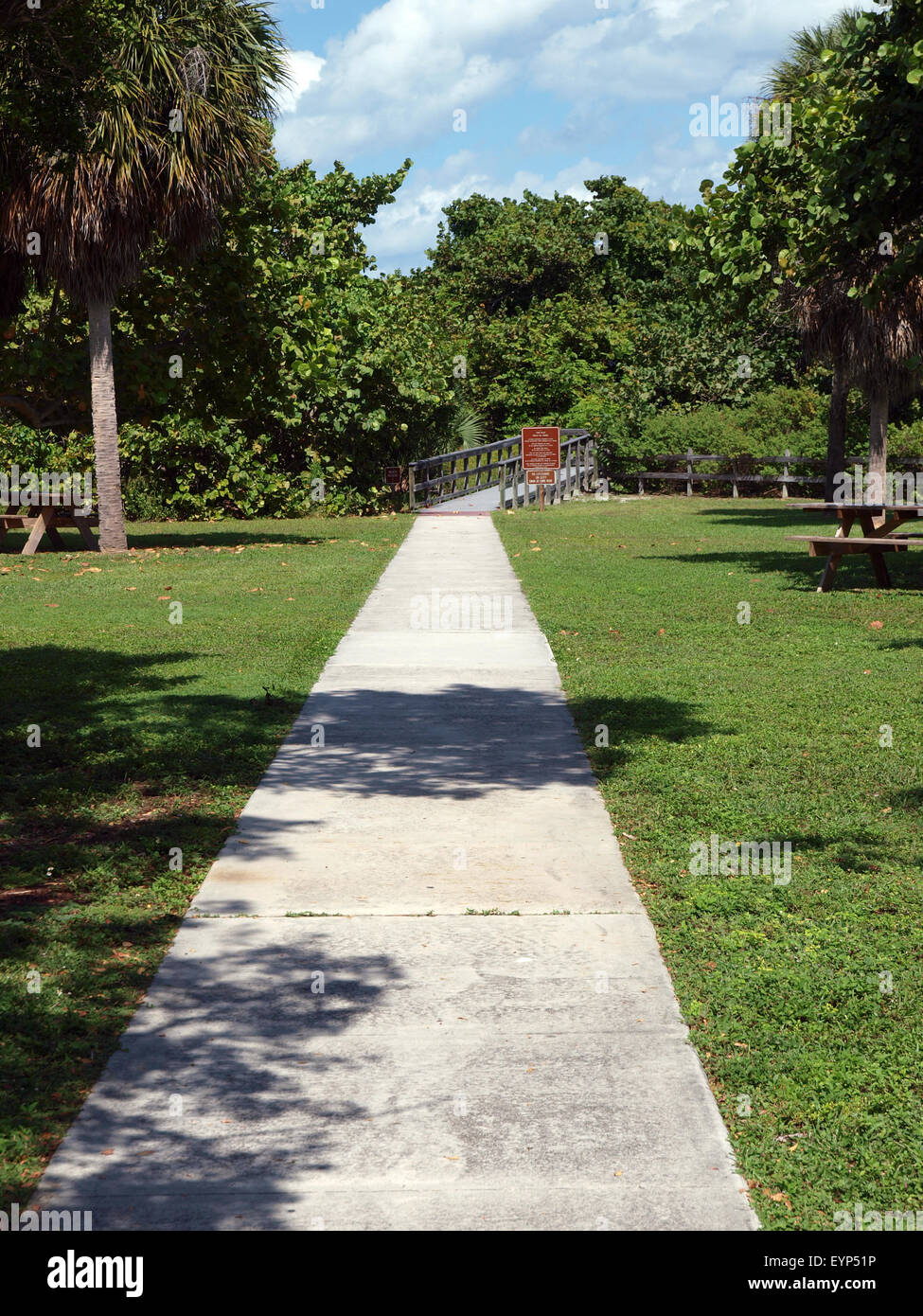 Beach access ramp Stock Photo - Alamy