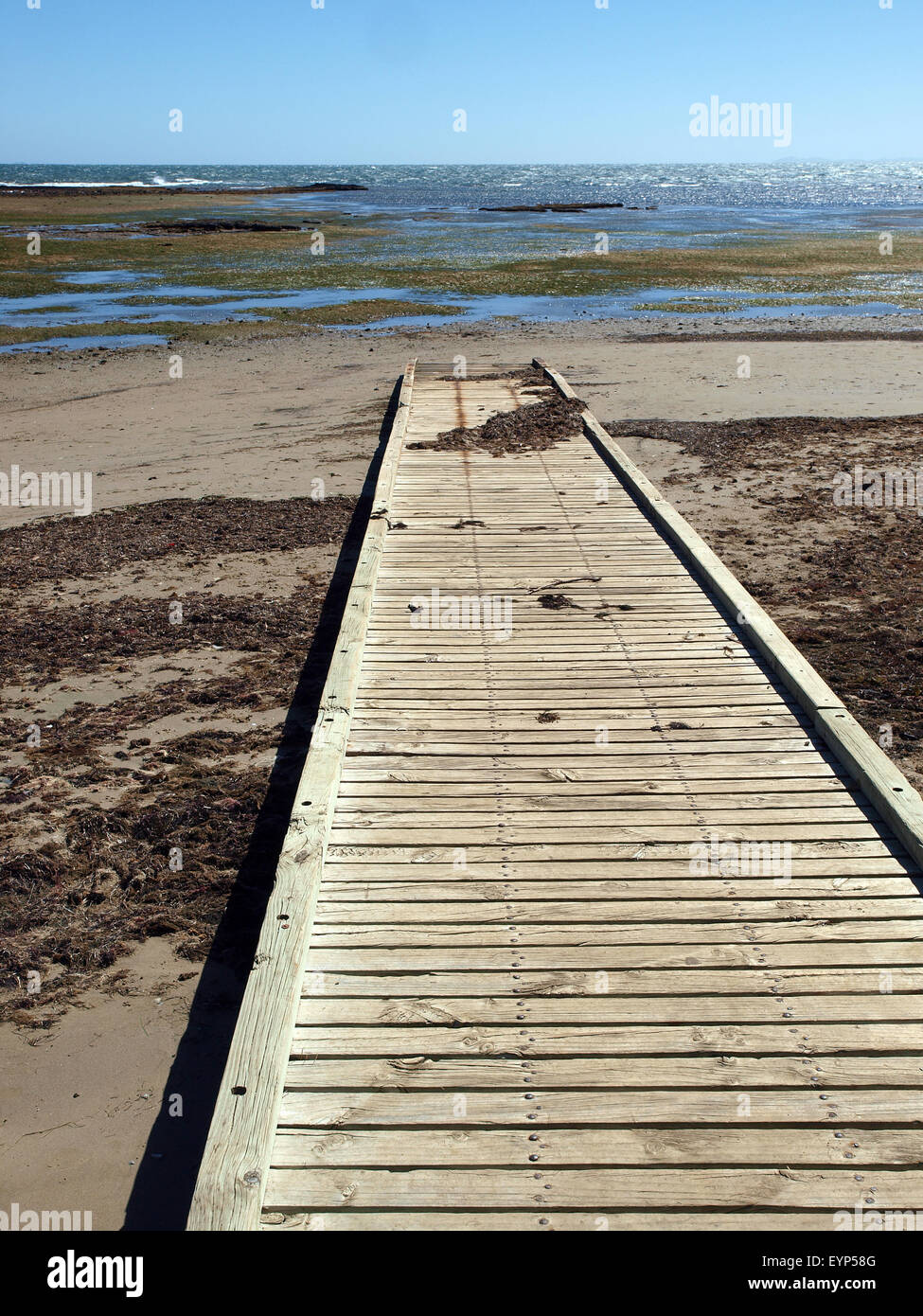 Beach access ramp Stock Photo - Alamy