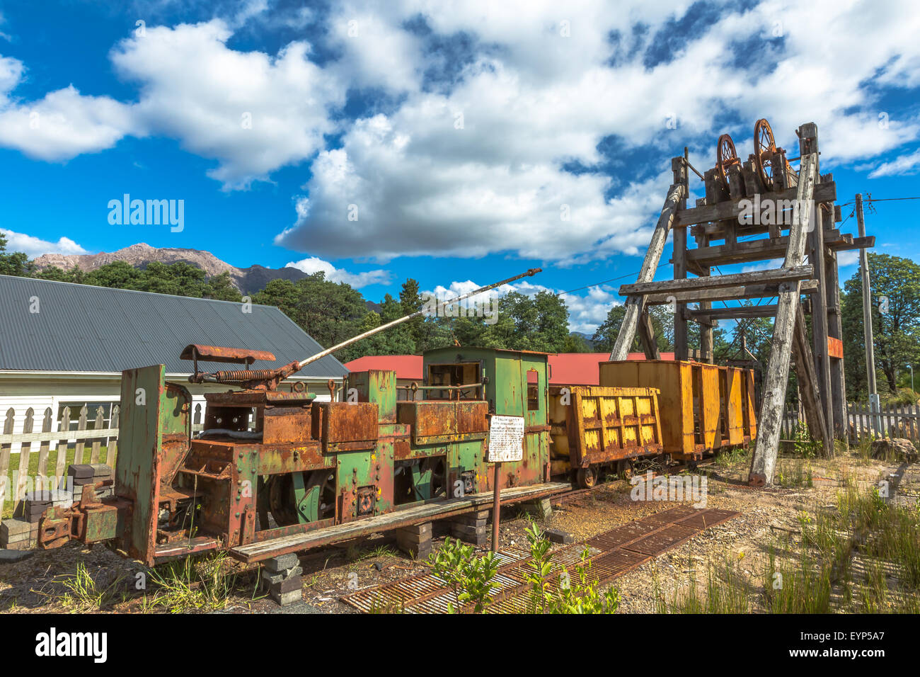 Electric mine locomotive hi-res stock photography and images - Alamy