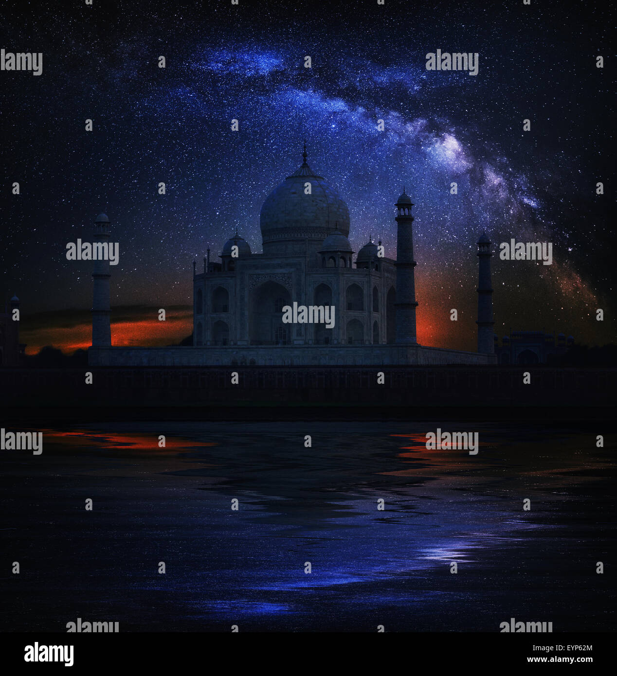 Taj Mahal Temple, Agra, India Stock Photo - Alamy