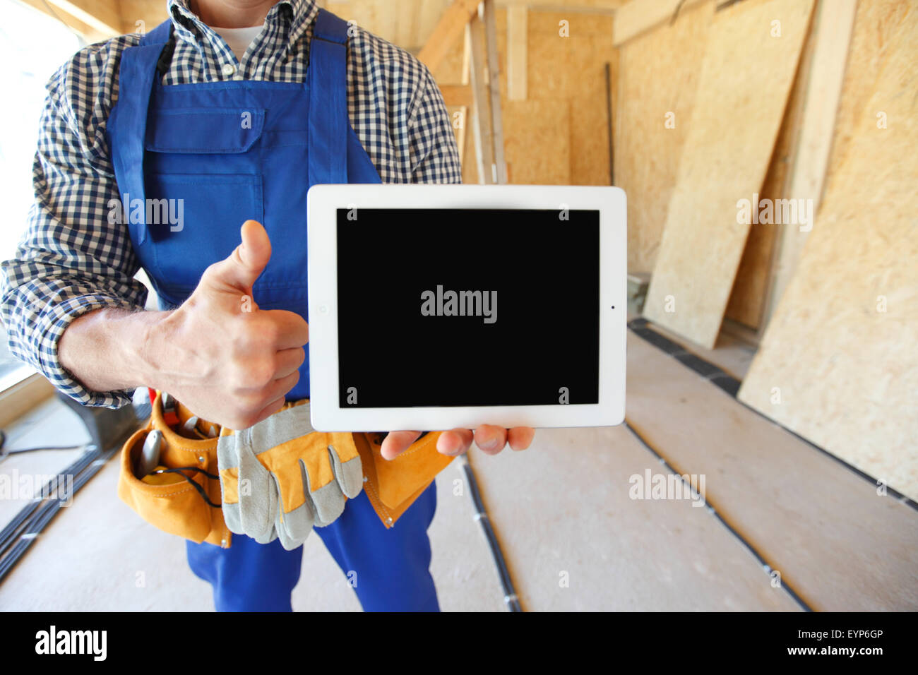 Thumbs up tablet hi-res stock photography and images - Alamy