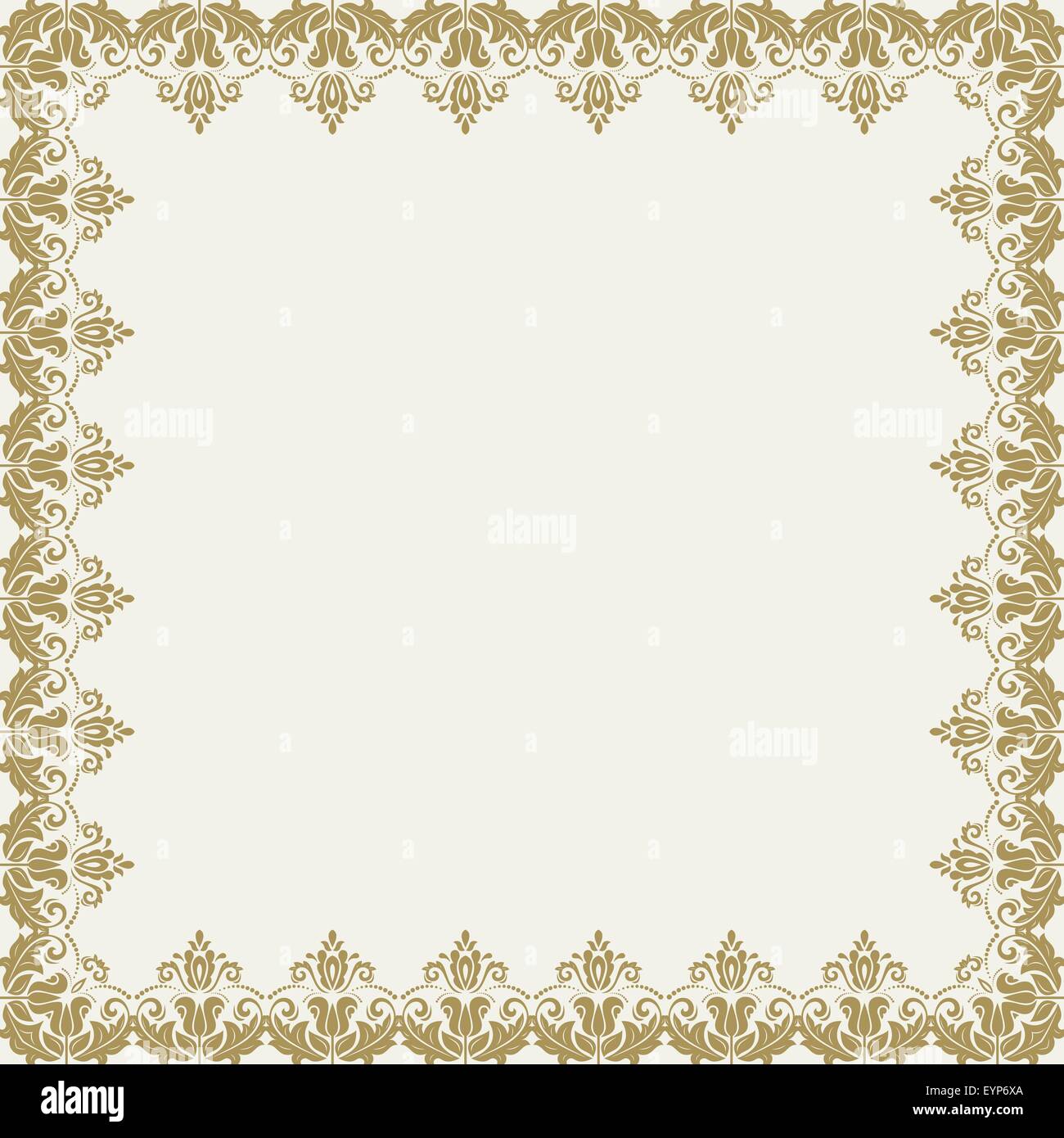 Floral Vector Fine Frame Stock Vector Image & Art - Alamy