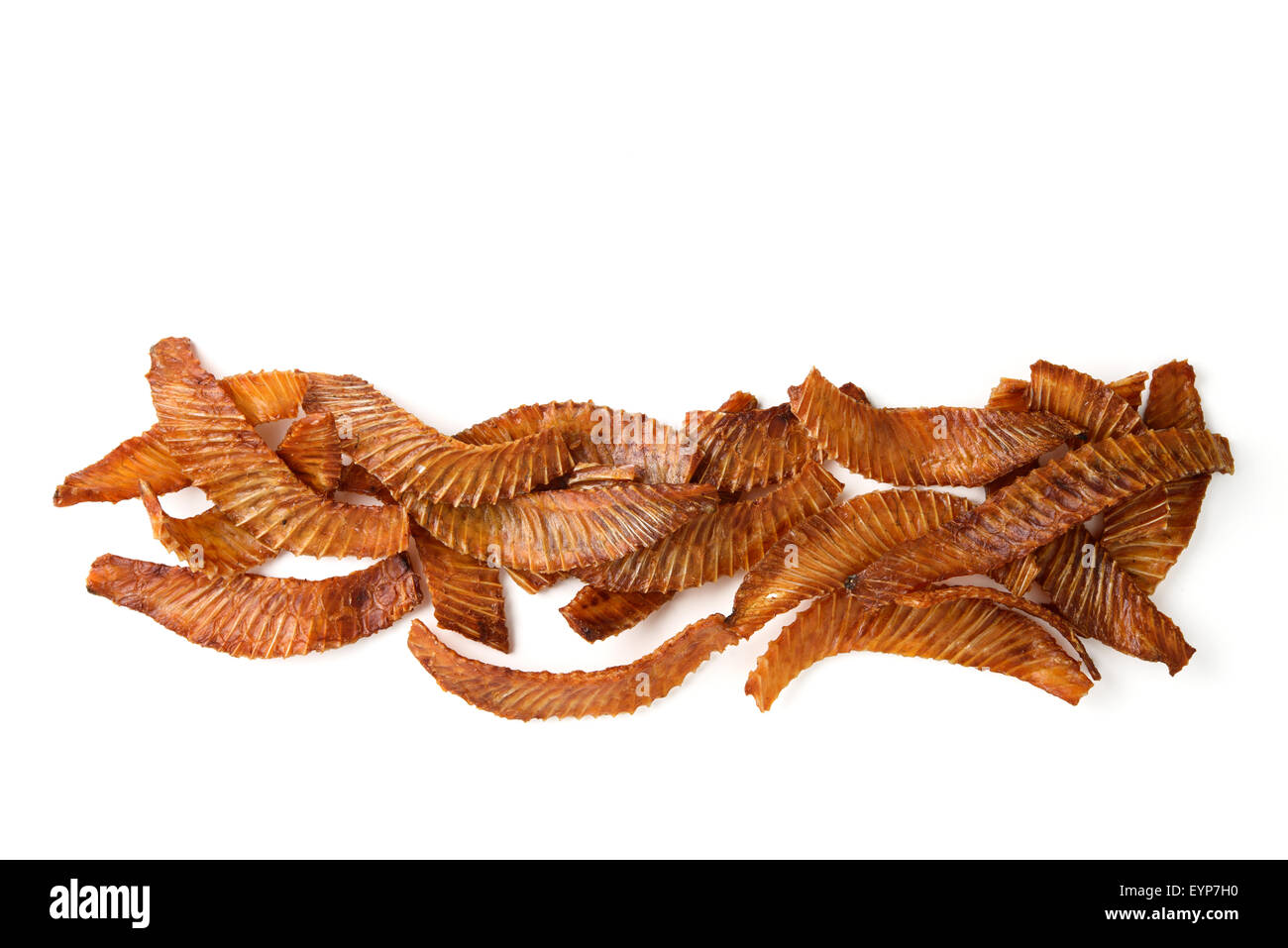 snack fried fish bones Stock Photo - Alamy