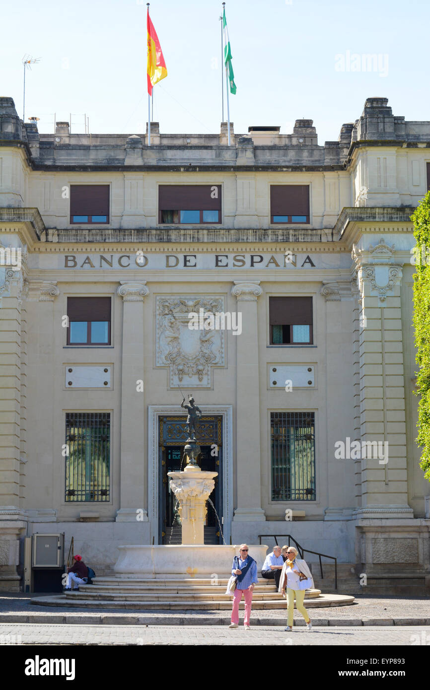 A grand Spanish Bank in Seville Stock Photo - Alamy