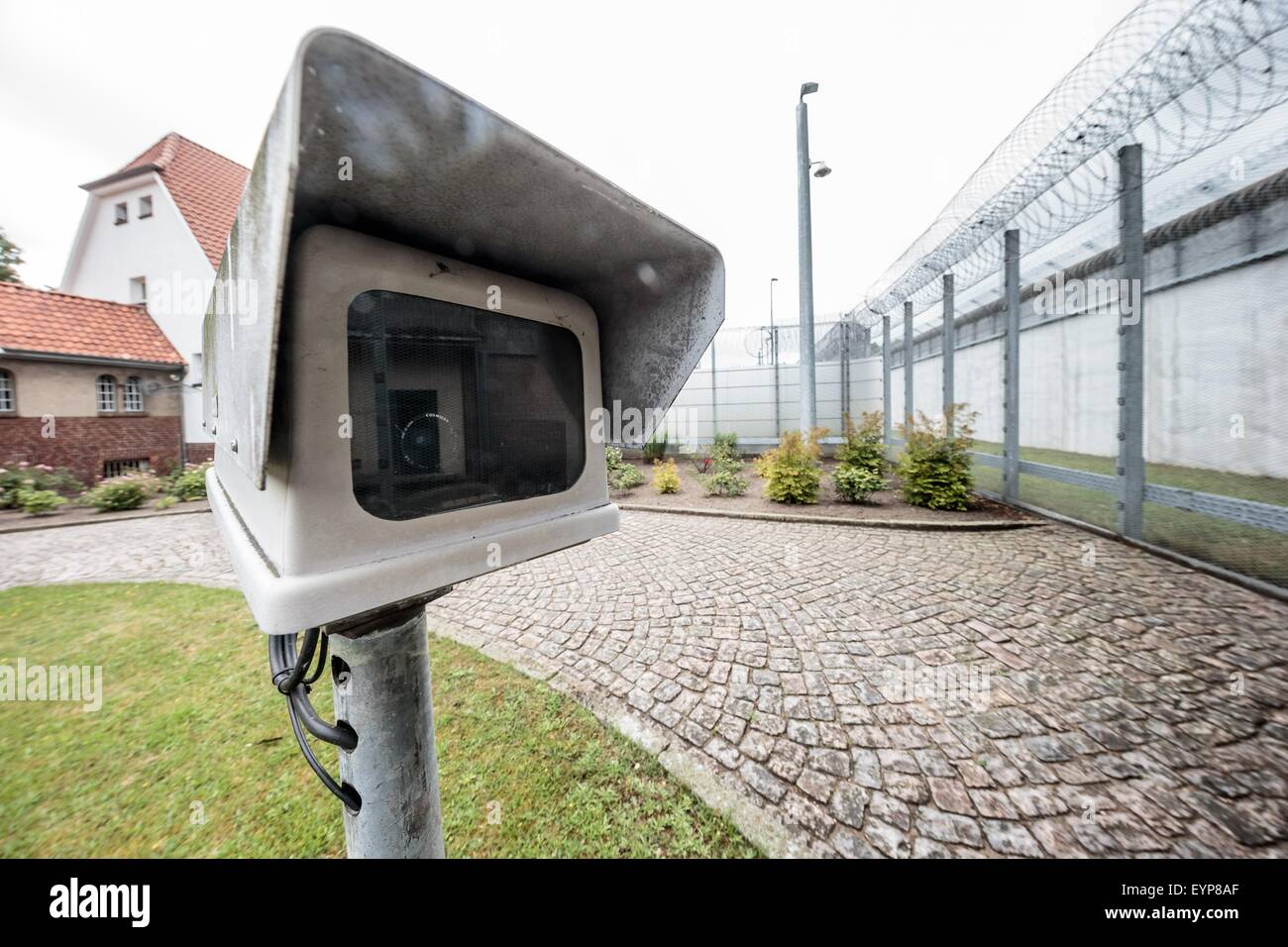 Luebeck, Germany. 28th July, 2015. An interior view of a surveillance ...