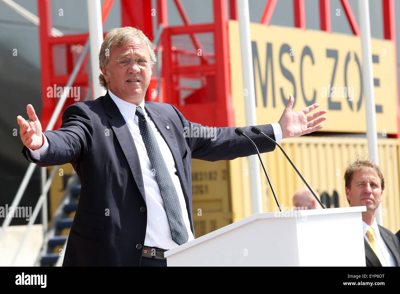 Hamburg, Germany. 02nd Aug, 2015. Pierfrancesco Vago, Executive ...