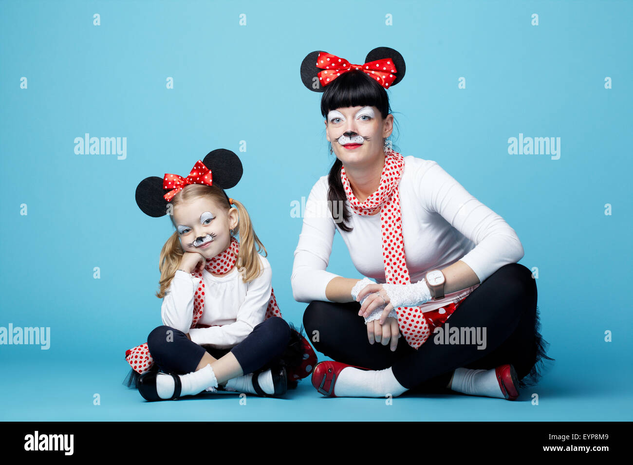 beautiful girls with mouse masks Stock Photo - Alamy