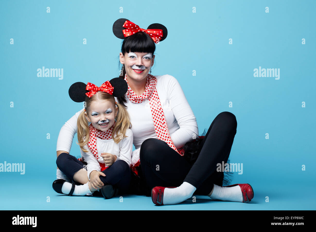 beautiful girls with mouse masks Stock Photo - Alamy