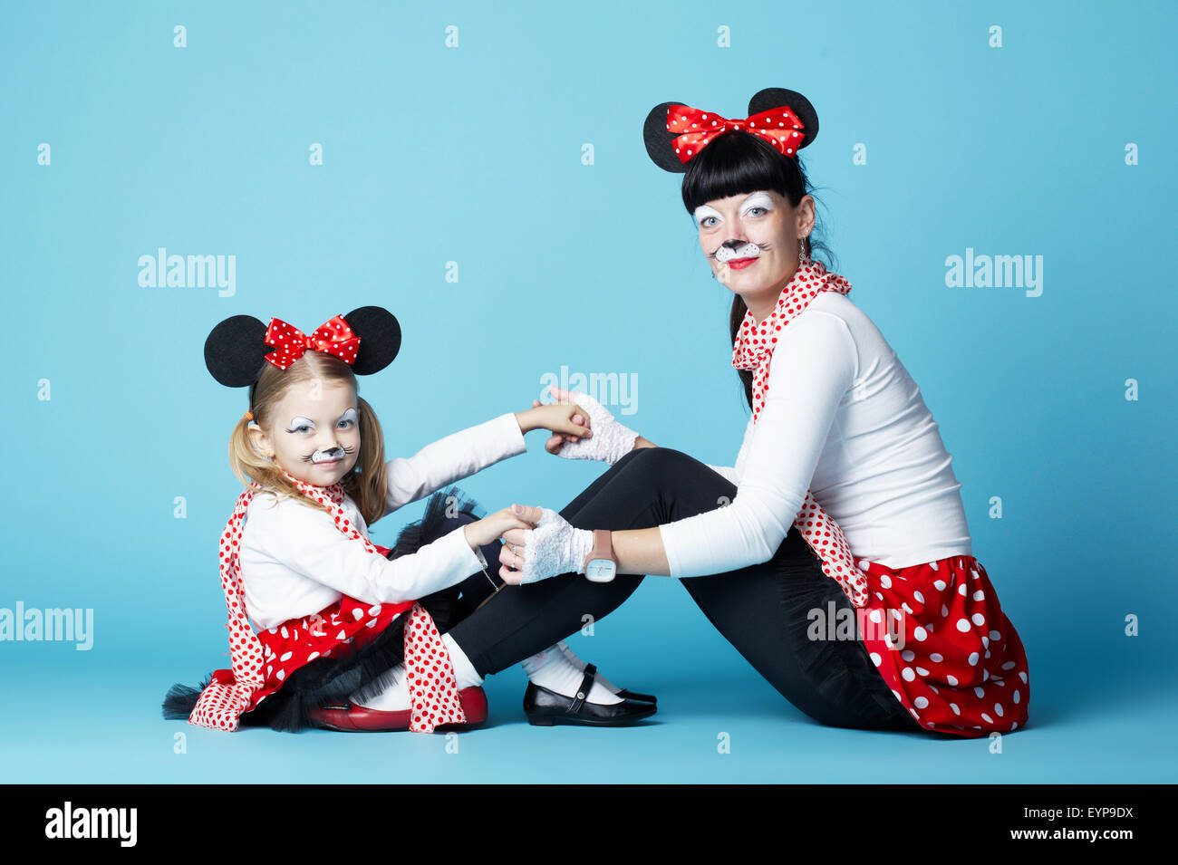 beautiful girls with mouse masks Stock Photo - Alamy