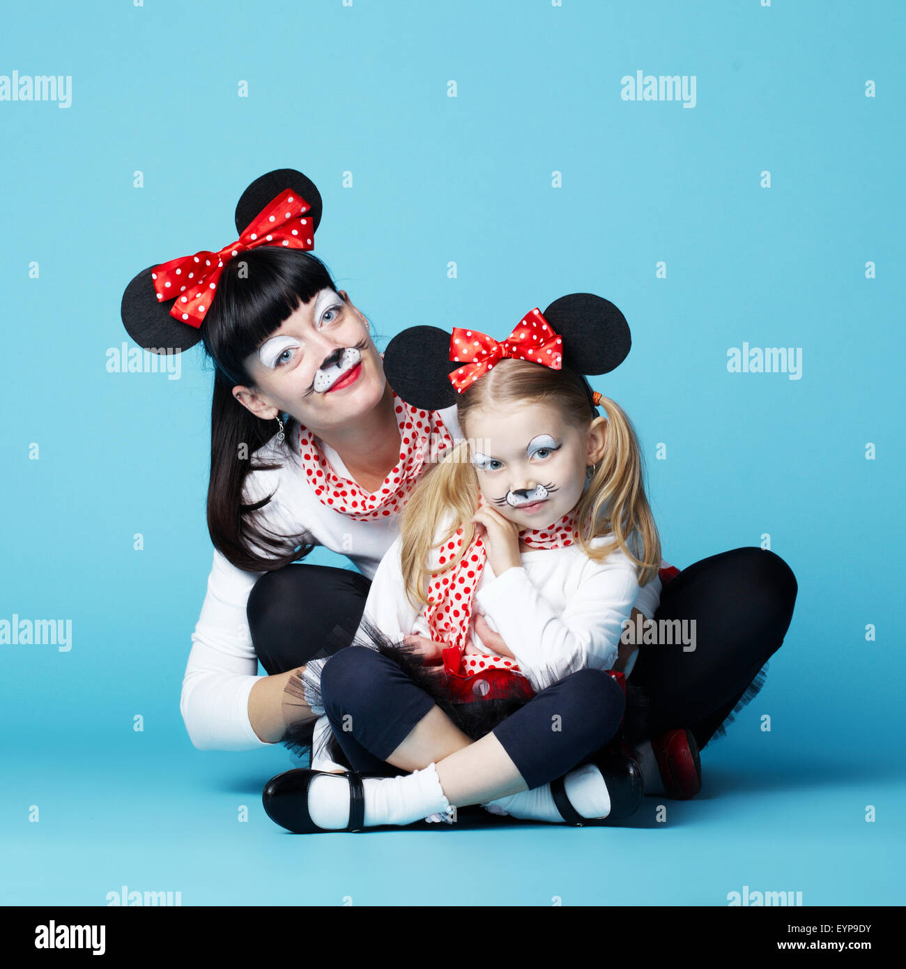 beautiful girls with mouse masks Stock Photo - Alamy