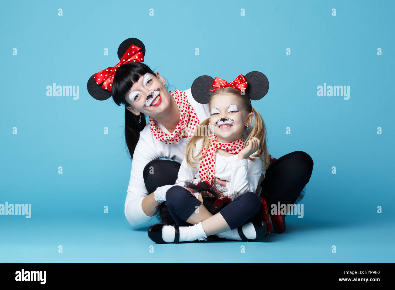 beautiful girls with mouse masks Stock Photo - Alamy