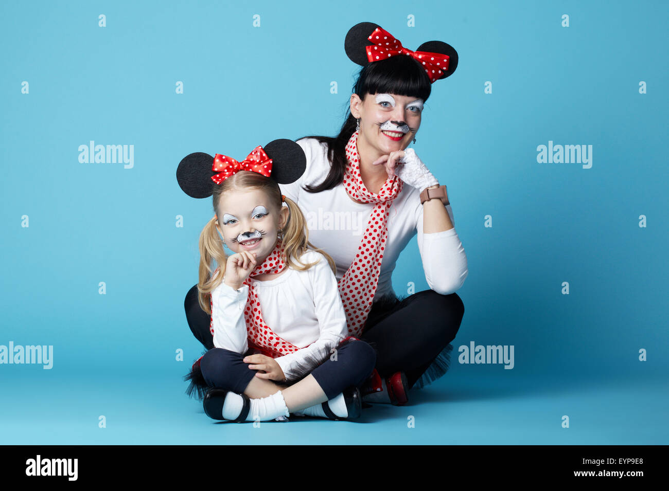 beautiful girls with mouse masks Stock Photo - Alamy