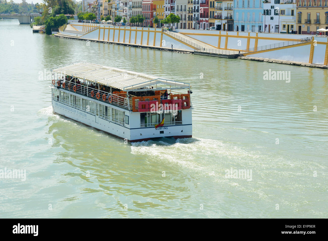 Seville triana boat hi-res stock photography and images - Alamy