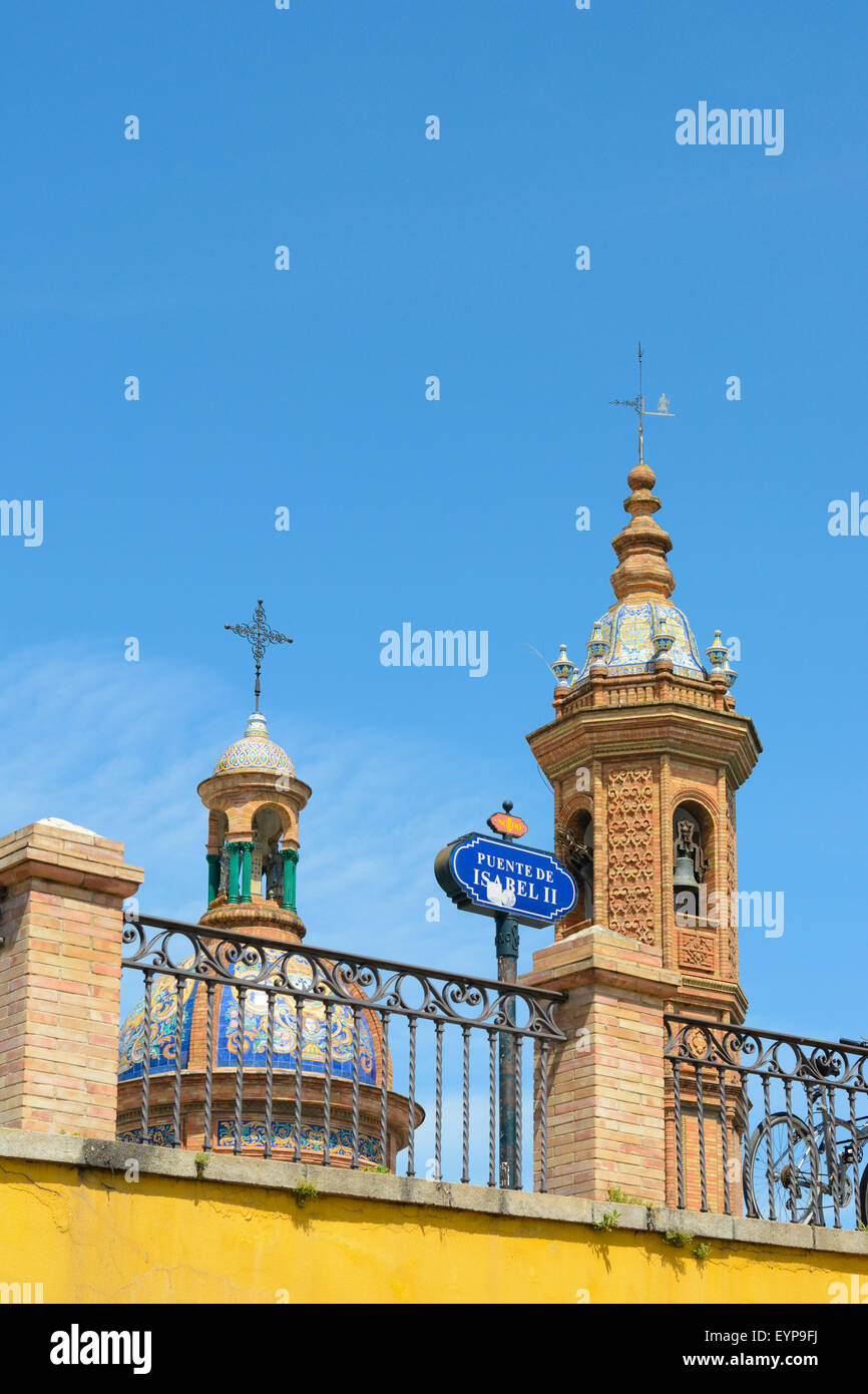 A beautiful street scene in Seville, Andalusia, Spain Stock Photo - Alamy
