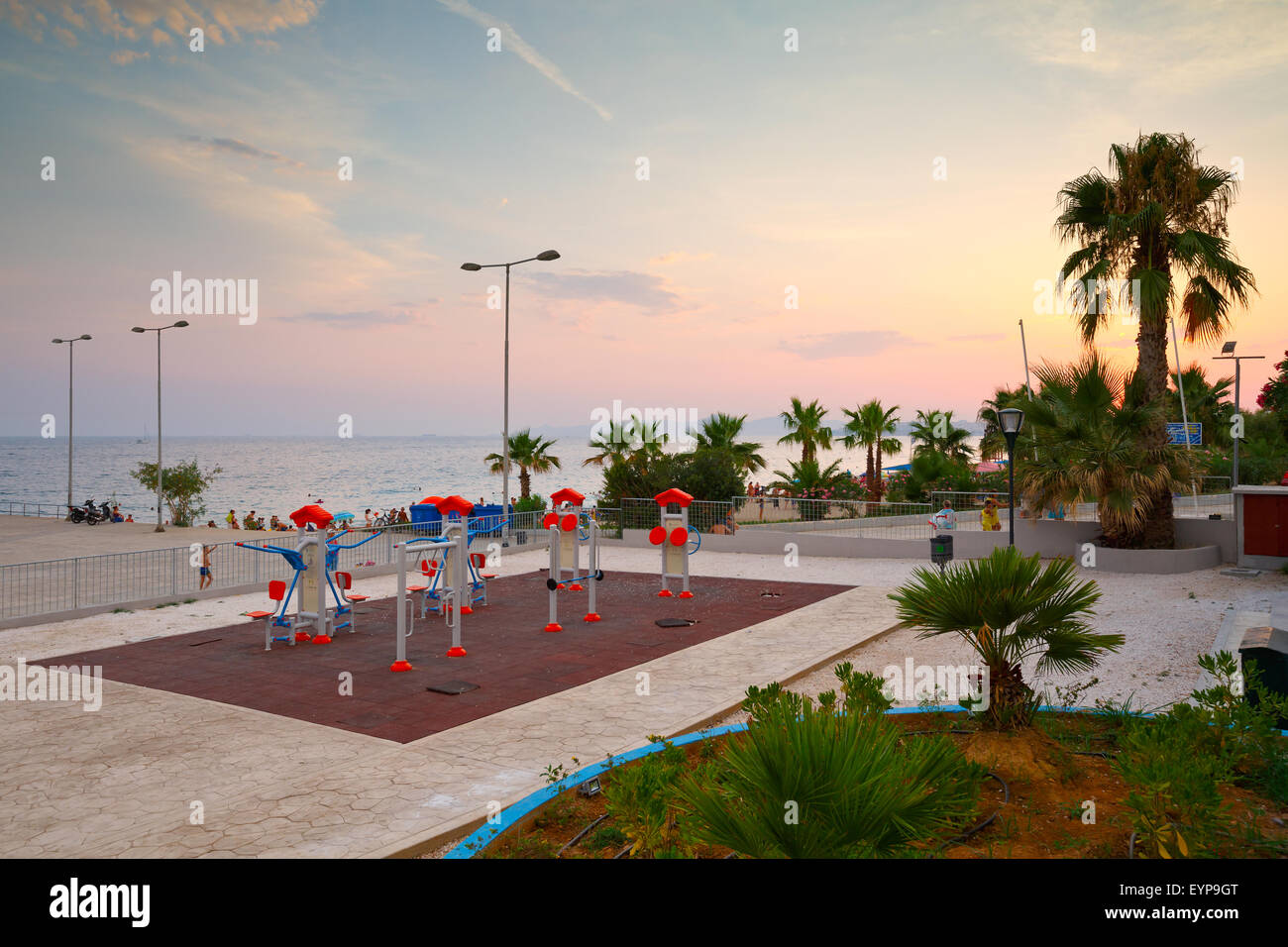 Seafront playground hi-res stock photography and images - Alamy