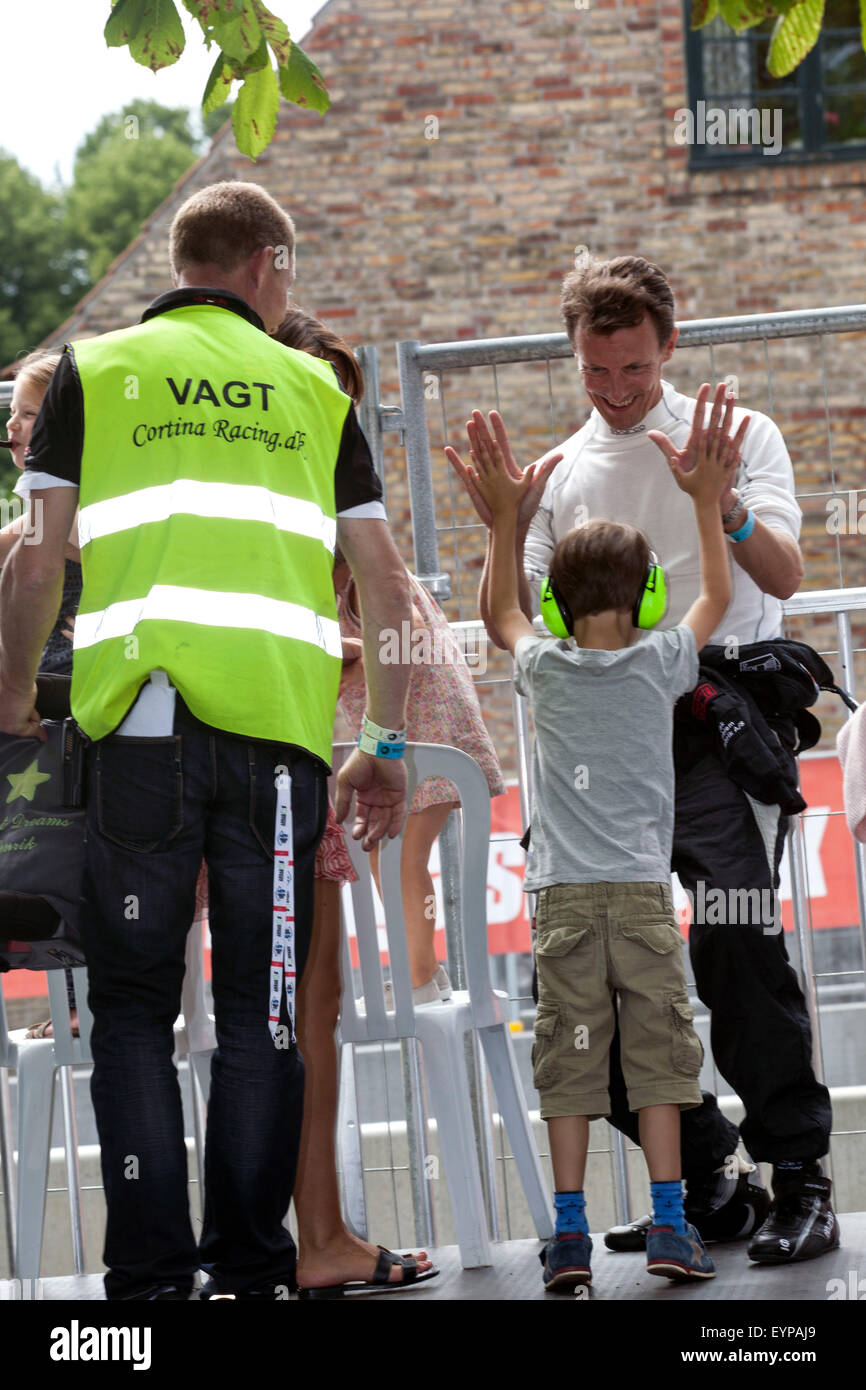 Copenhagen, Denmark. 02nd Aug, 2015. Danish Prince Henrik gives his ...
