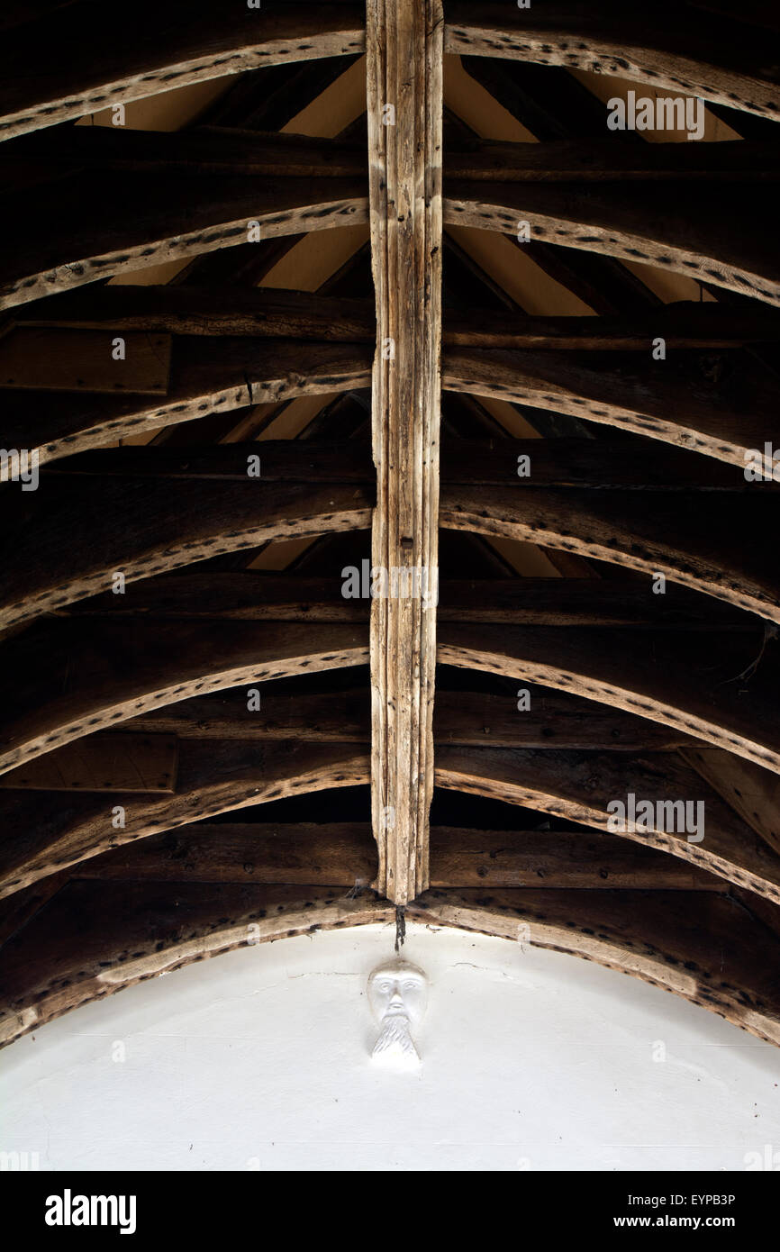 Wooden church roof angels hi-res stock photography and images - Alamy