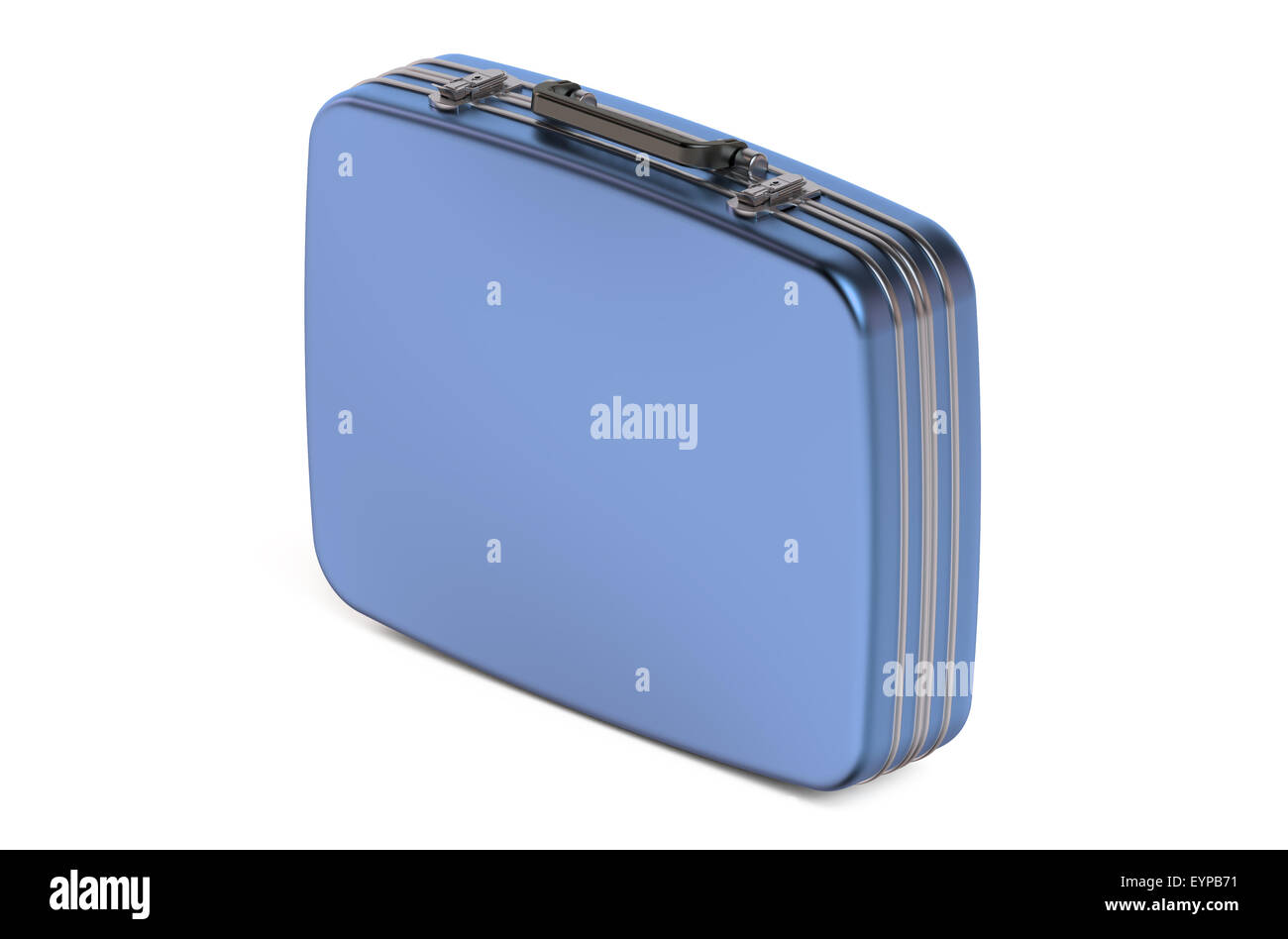 blue suitcase isolated on white background Stock Photo - Alamy