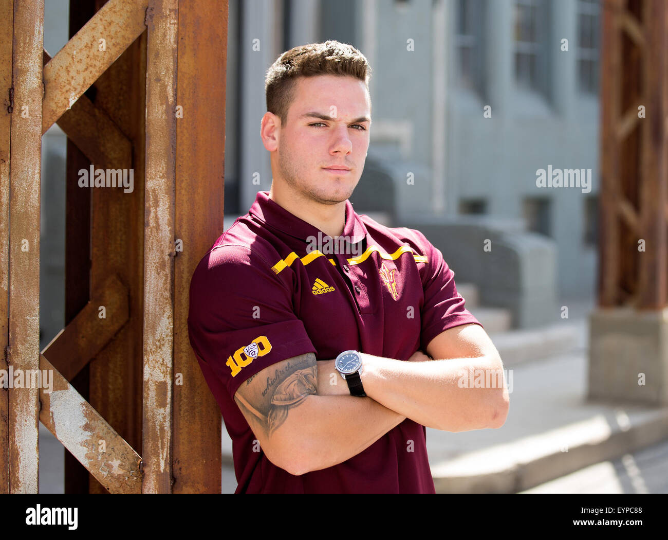 Burbank, CA. 31st July, 2015. Arizona State Sun Devils safety Jordan ...