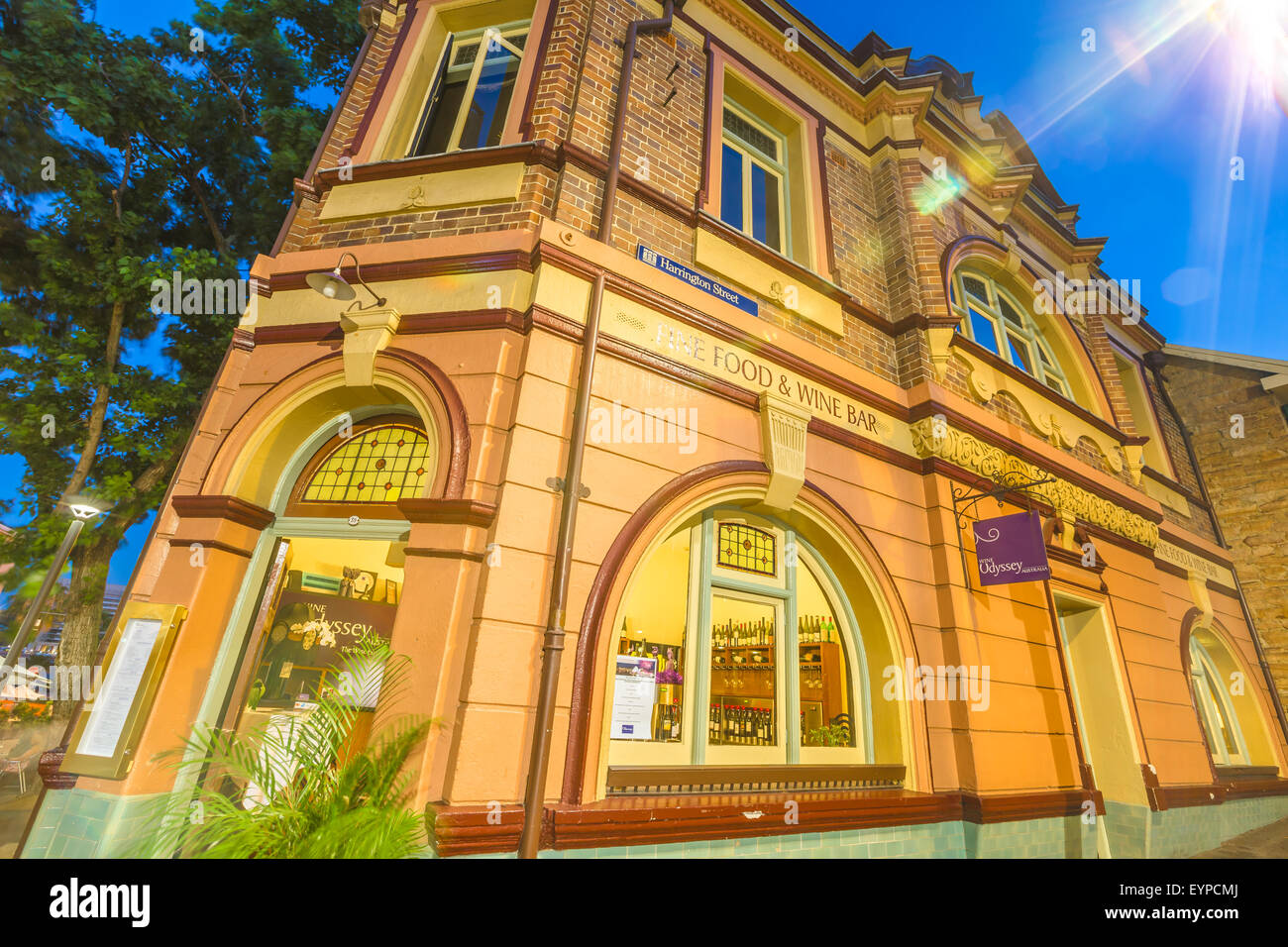 Sydney Harbour Rocks Hotel Stock Photo - Alamy