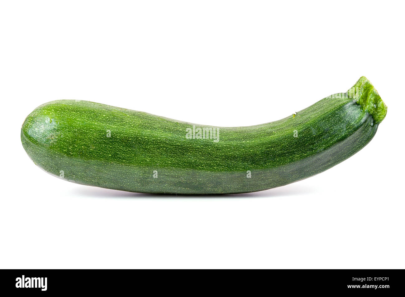 Fresh courgette isolated on white background with clipping path Stock ...