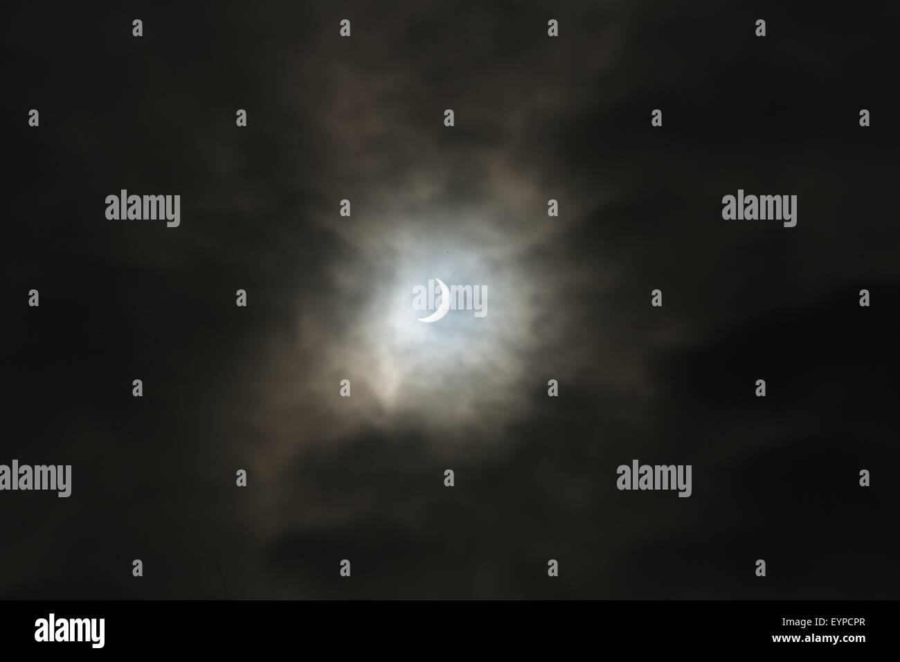 Partial Lunar Eclipse Stock Photo - Alamy