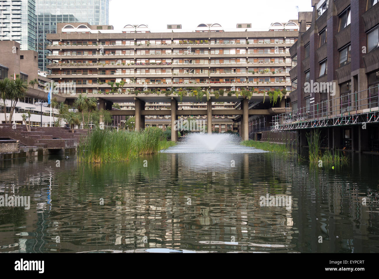 The Gilbert House in the Barbican have a nice view of the man-made lake ...