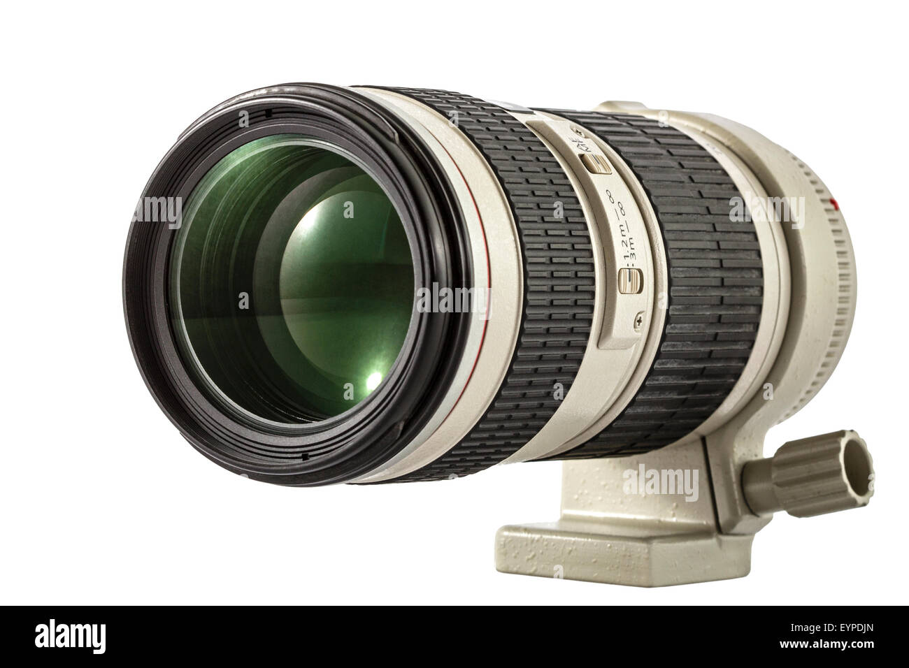 Zoom camera lens, isolated on white background Stock Photo - Alamy