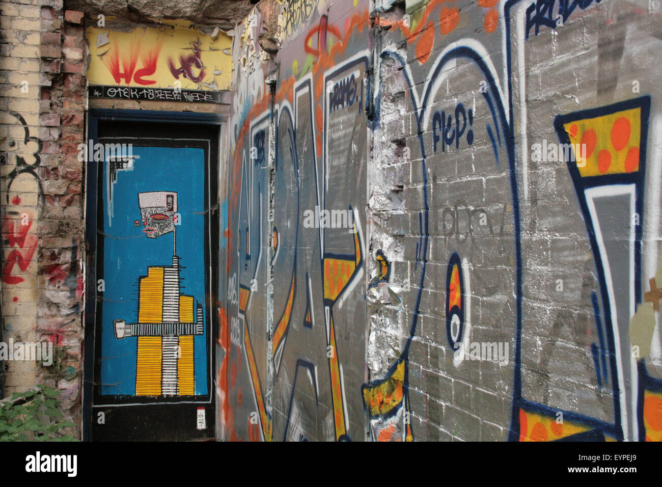 Graffiti on Brick Lane, London Stock Photo - Alamy