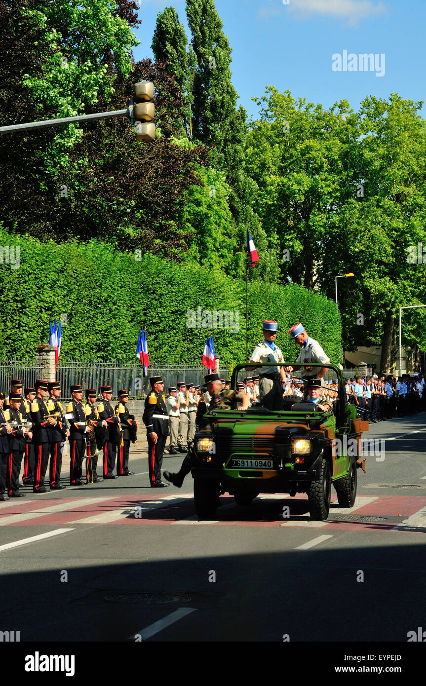 14th July Parade in Bourges, France Stock Photo - Alamy