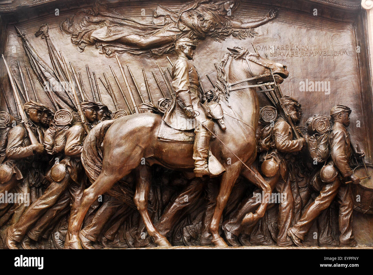 Black soldiers 54th massachusetts regiment hi-res stock photography and ...