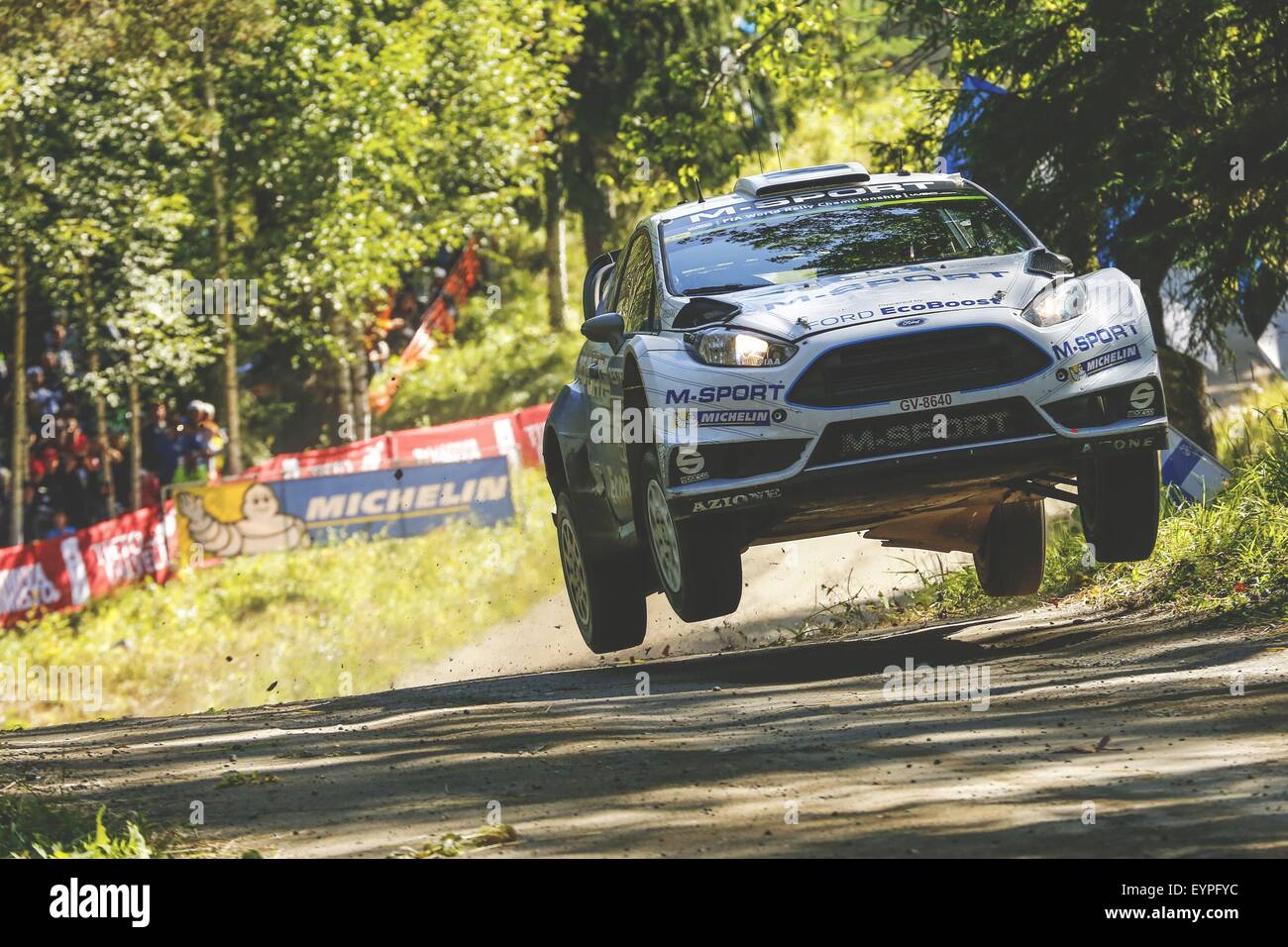 Finland. 02nd Aug, 2015. World Rally Championships (WRC) of Finland ...