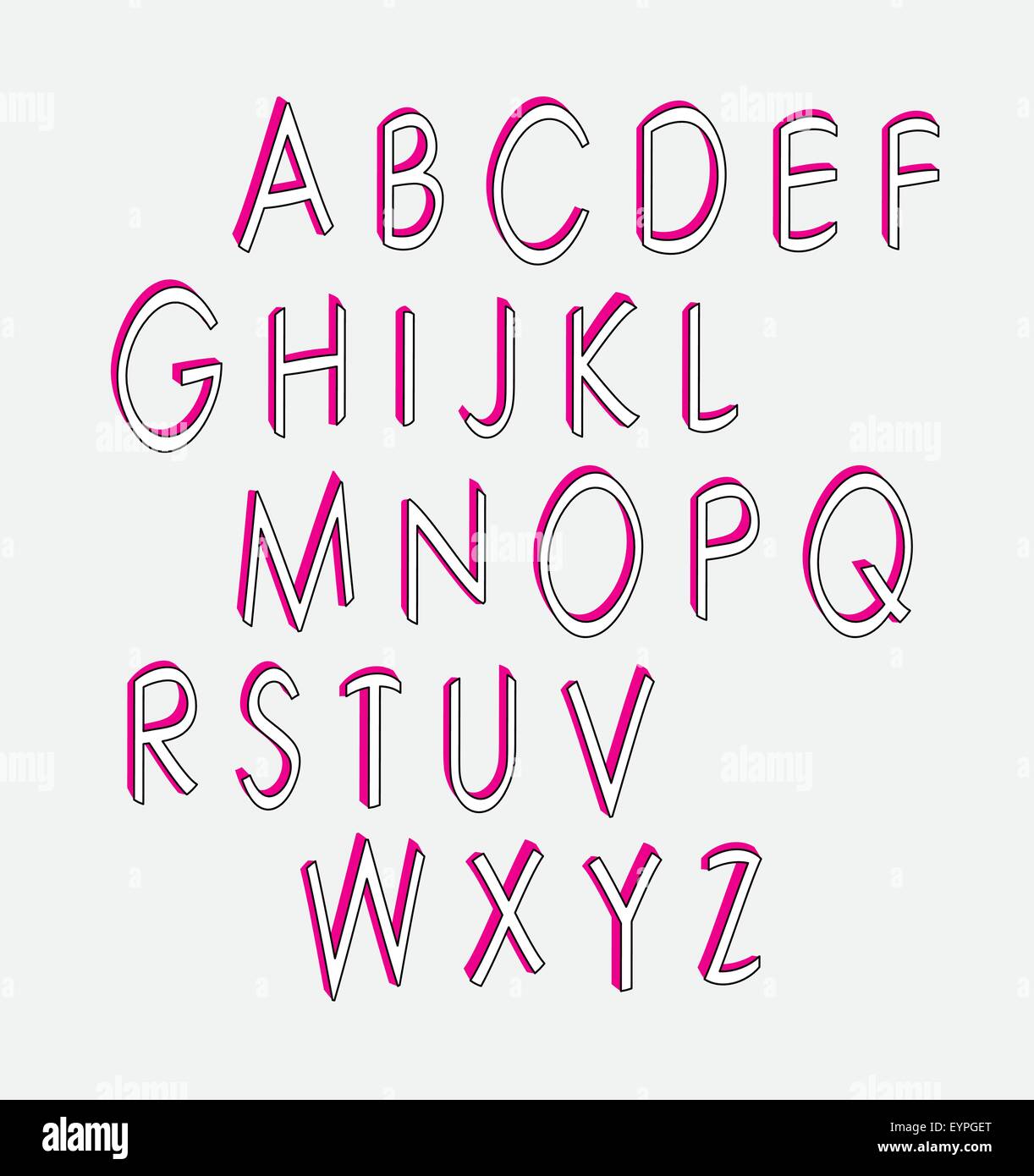 alphabet. Design elements Stock Vector Image & Art - Alamy