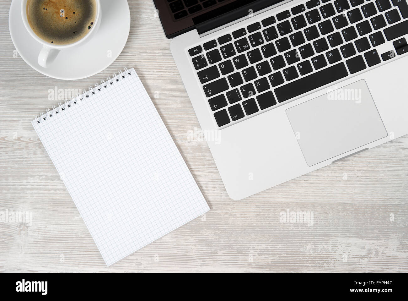 Notepad and coffee hi-res stock photography and images - Alamy