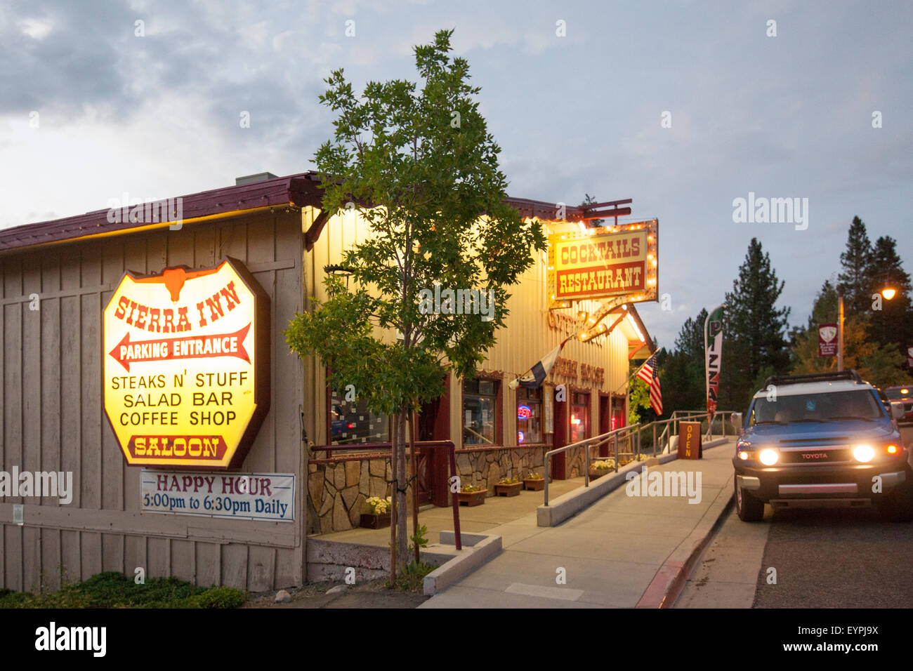 The Sierra Inn Restaurant in June Lake California Stock Photo - Alamy