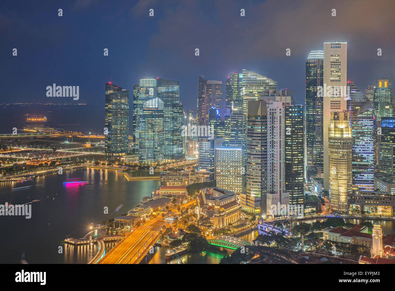 Singapore tall building tower hi-res stock photography and images - Alamy