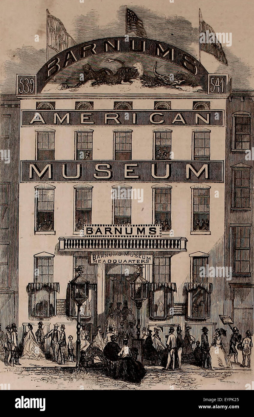 Barnums New American Museum No 539 And 541 Broadway New York Between