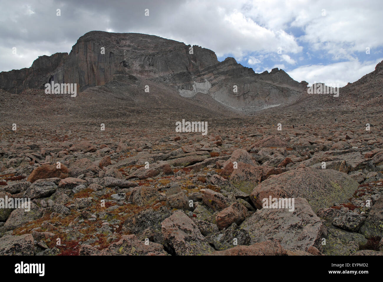 Longs Peak, Colorado 14er near Denver, in the Rocky Mountains, USA ...