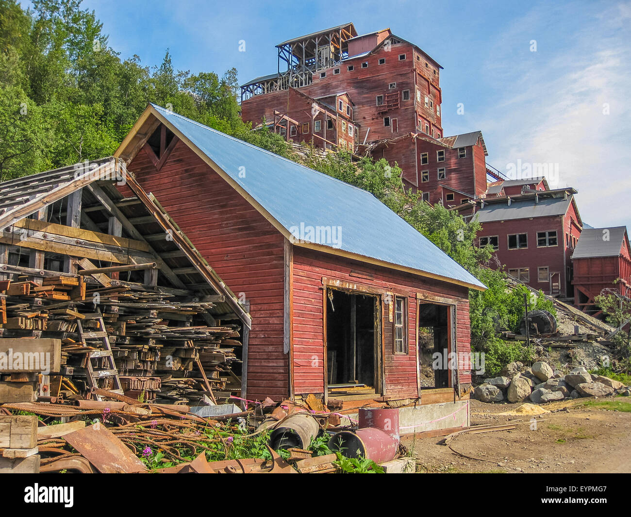 Copper mining ghost town hi-res stock photography and images - Alamy