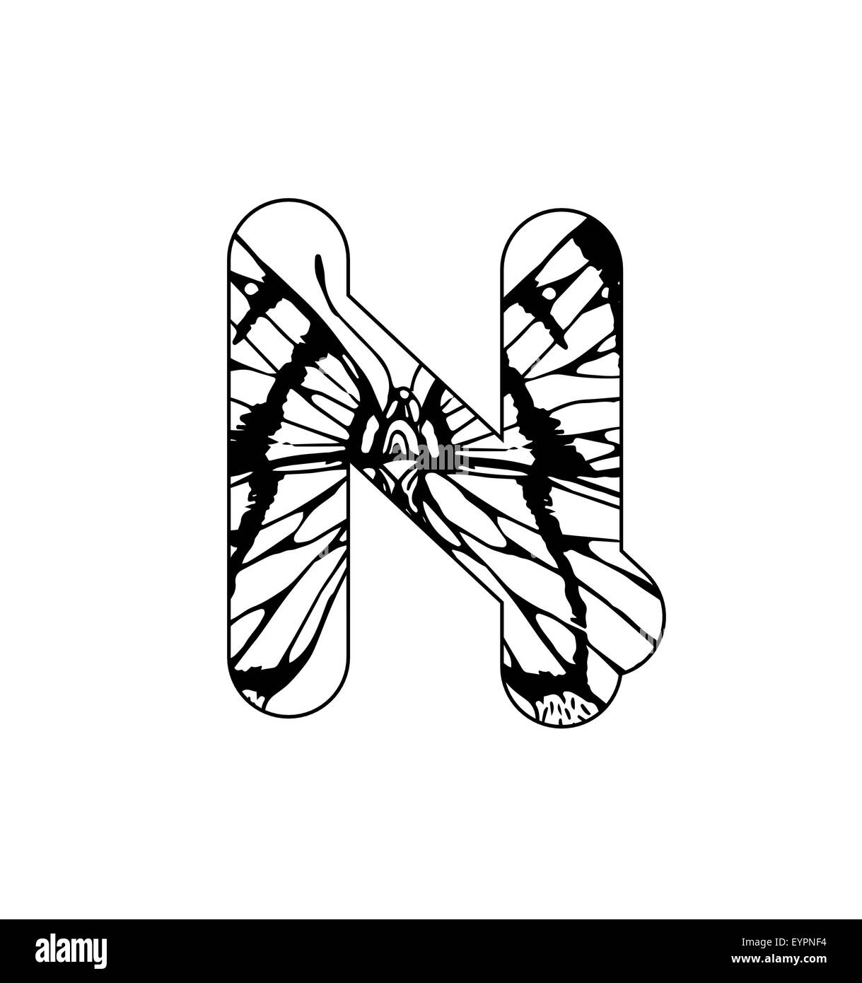 Vintage alphabet learning english Cut Out Stock Images & Pictures - Alamy