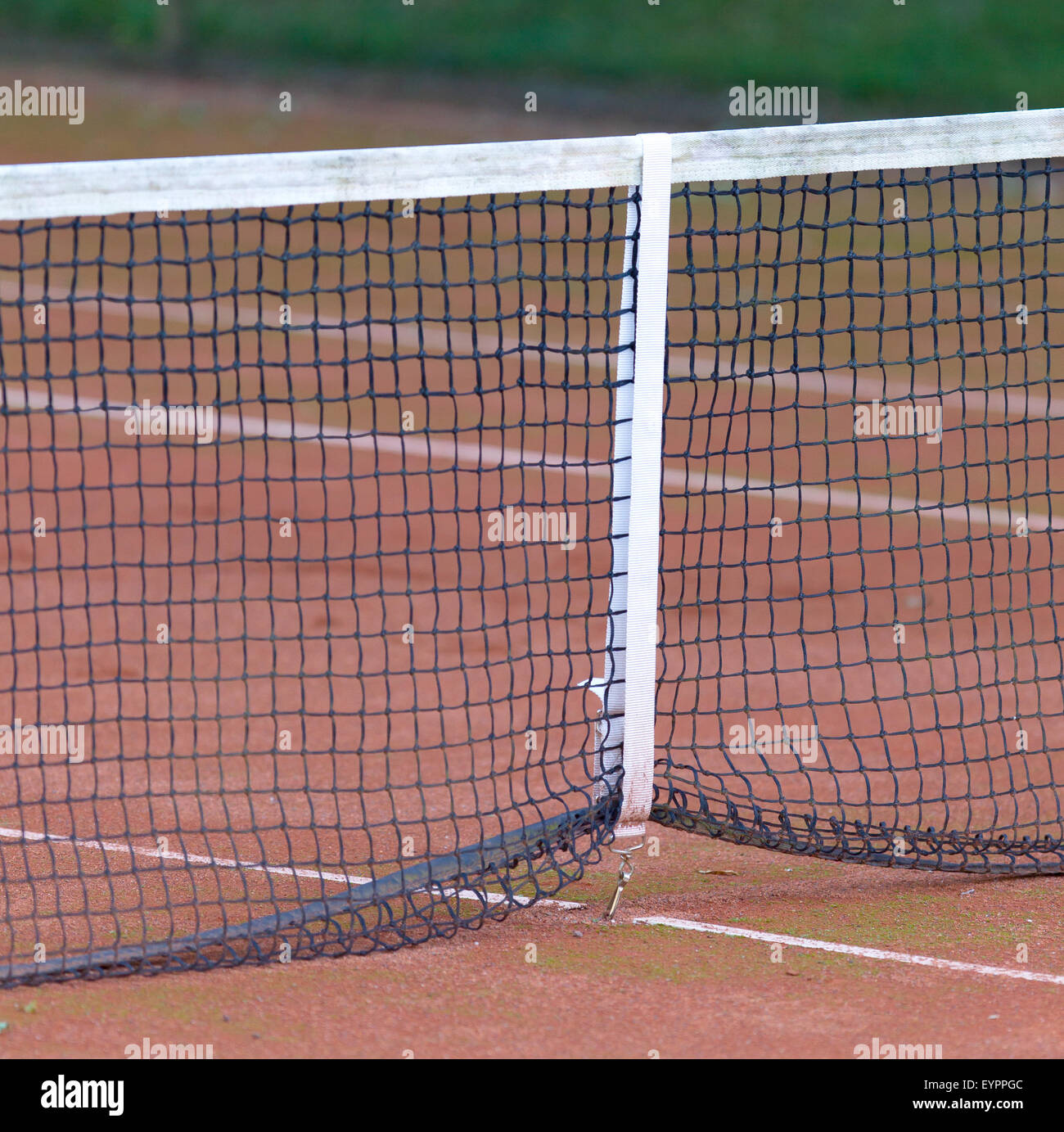 Close-up of the net on a tennis court Stock Photo - Alamy